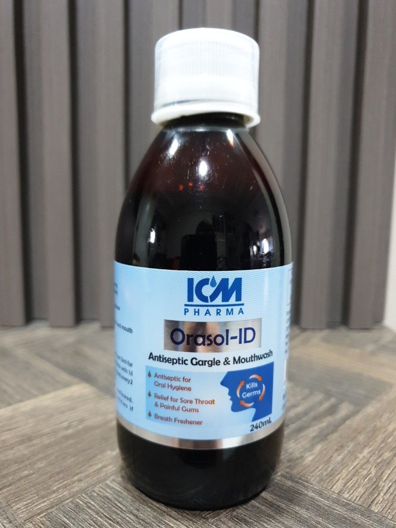 Orasol-ID gargle & mouthwash, Beauty & Personal Care, Oral Care on Carousell