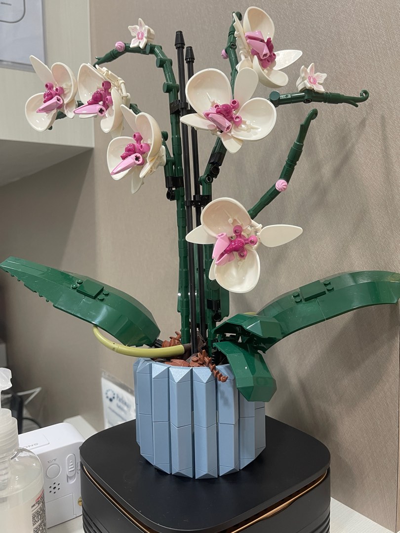 Orchid plant Lego, Furniture & Home Living, Home Decor, Artificial ...
