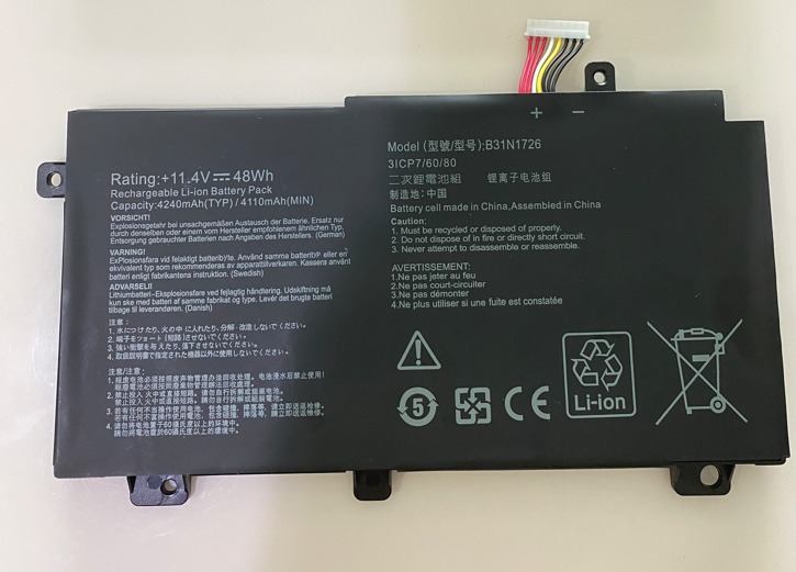 Original 4210mAh 48Wh 3-Cell Asus ROG Strix G531 Battery, Computers ...