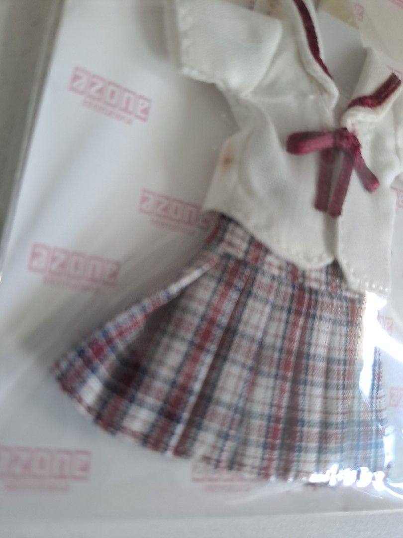 Original Azone International 1/12 Picco neemo White collar check sailor ...
