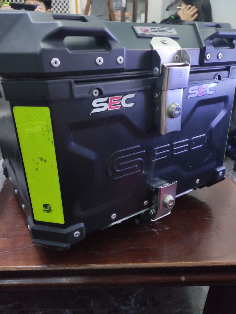 Original SEC Top Box 45L, Motorbikes, Motorbike Parts & Accessories ...