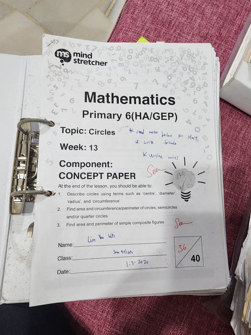 P6 Math Learning Materials from Mind Stretcher, Hobbies & Toys, Books ...