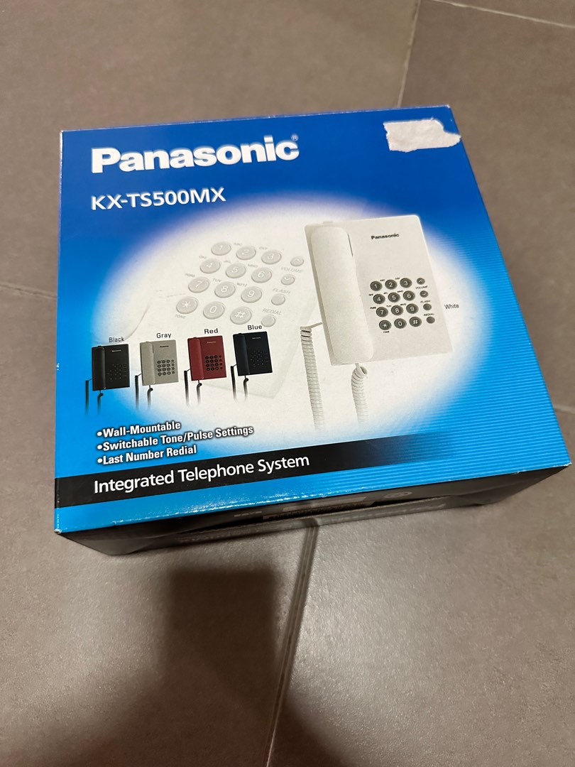 Panasonic Telephone KX-TS500MX, Mobile Phones & Gadgets, Other Gadgets on Carousell
