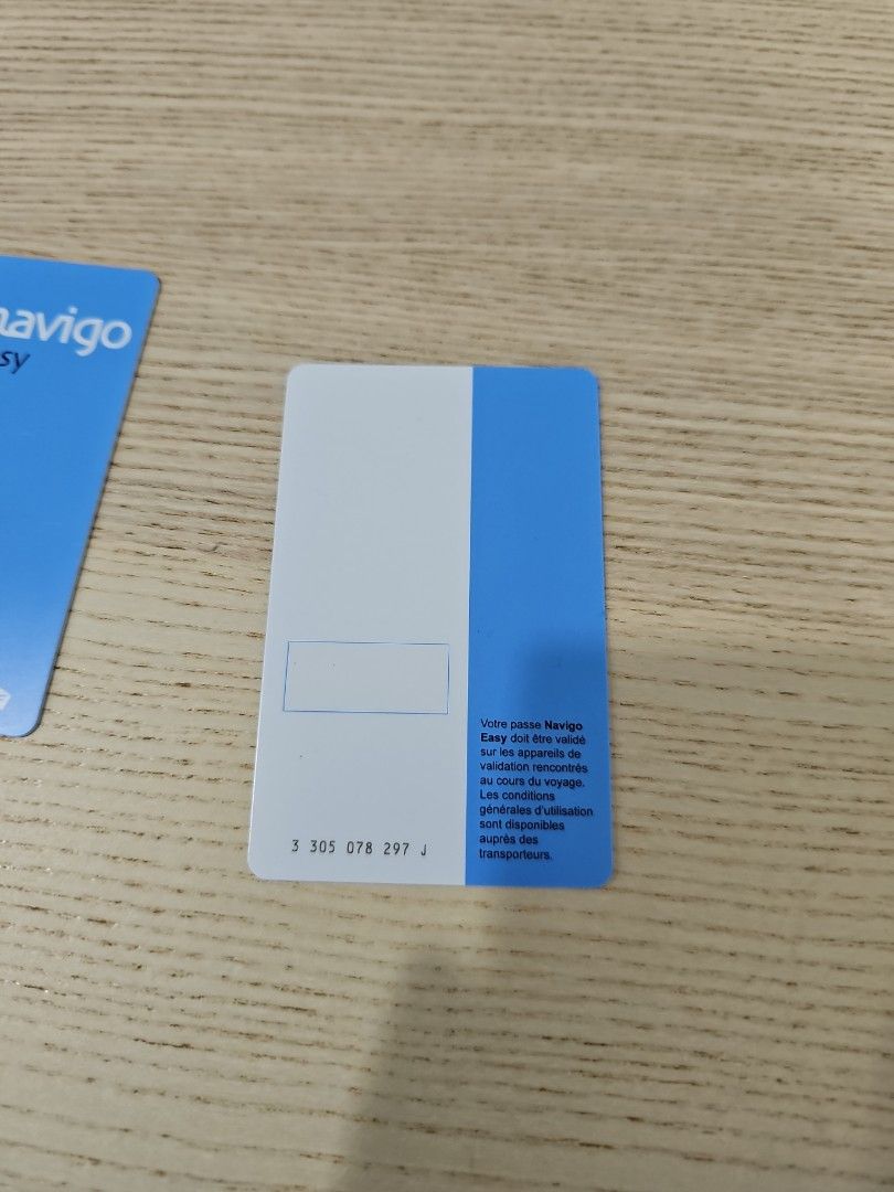 Paris metro mrt train bus navigo easy pass, Hobbies & Toys, Travel ...