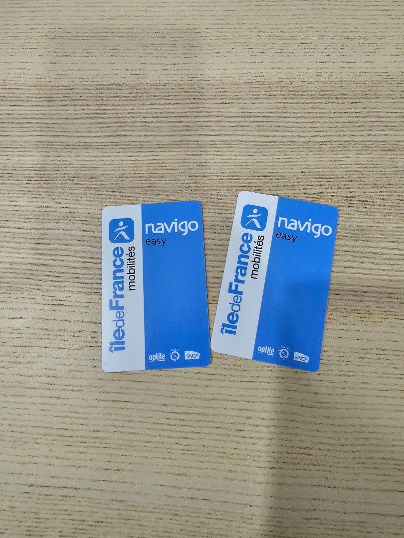 Paris metro mrt train bus navigo easy pass, Hobbies & Toys, Travel, Travel Essentials ...