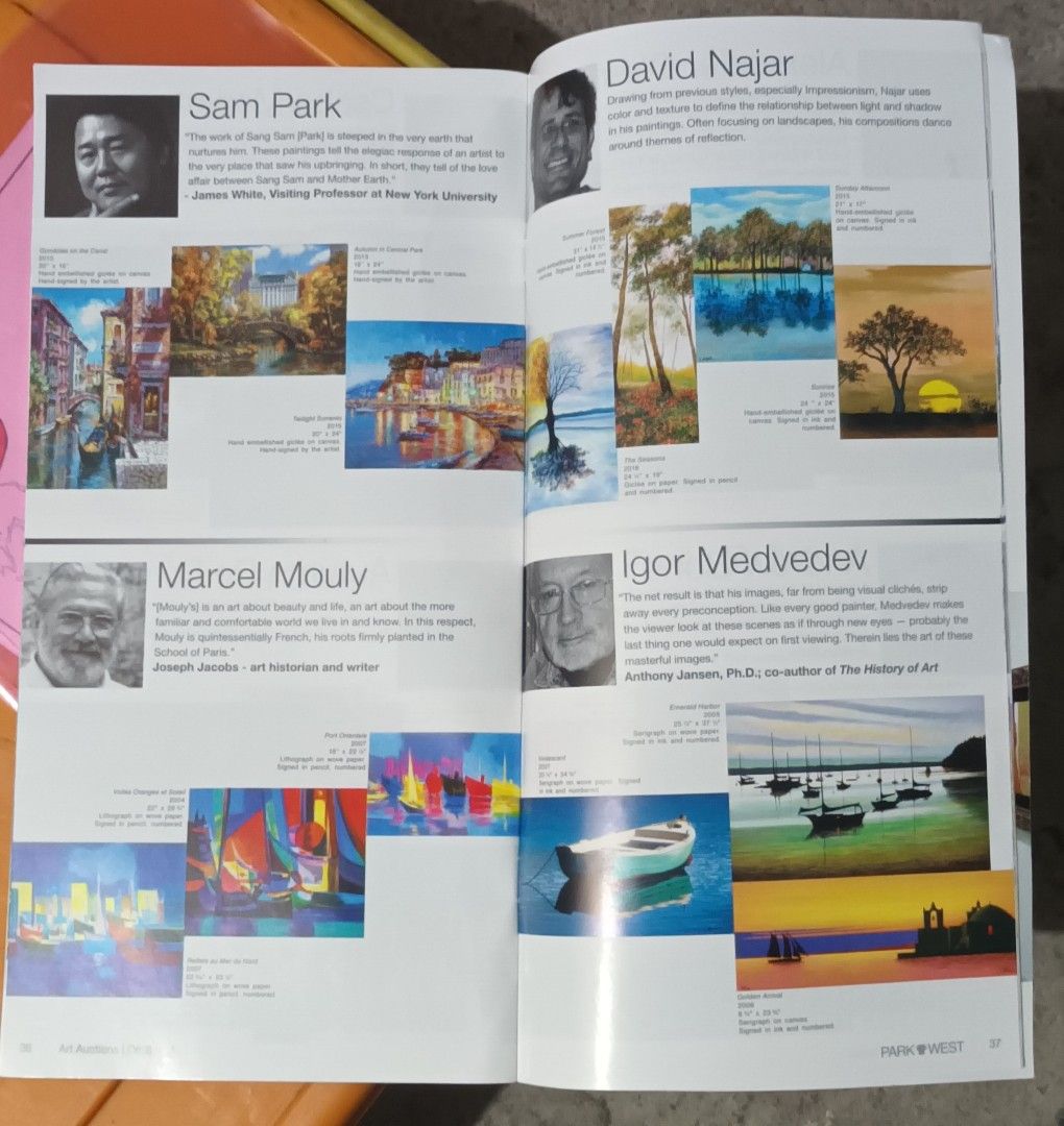 Park West Art Catalogue, Hobbies & Toys, Books & Magazines, Magazines ...