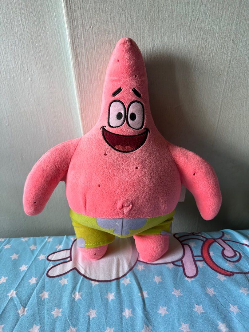 Patrick Star Soft Toy Plush, Hobbies & Toys, Toys & Games on Carousell