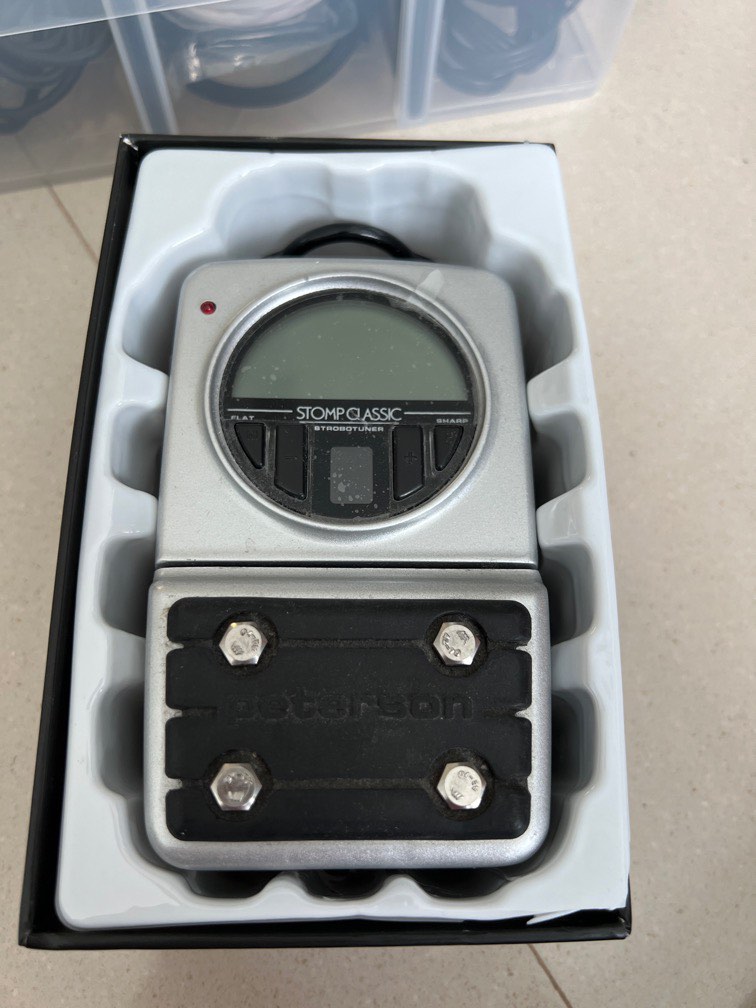 Peterson Stomp Classic Strobe Tuner and Active DI Box, Hobbies & Toys ...