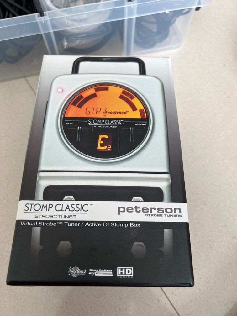 Peterson Stomp Classic Strobe Tuner and Active DI Box, Hobbies & Toys ...