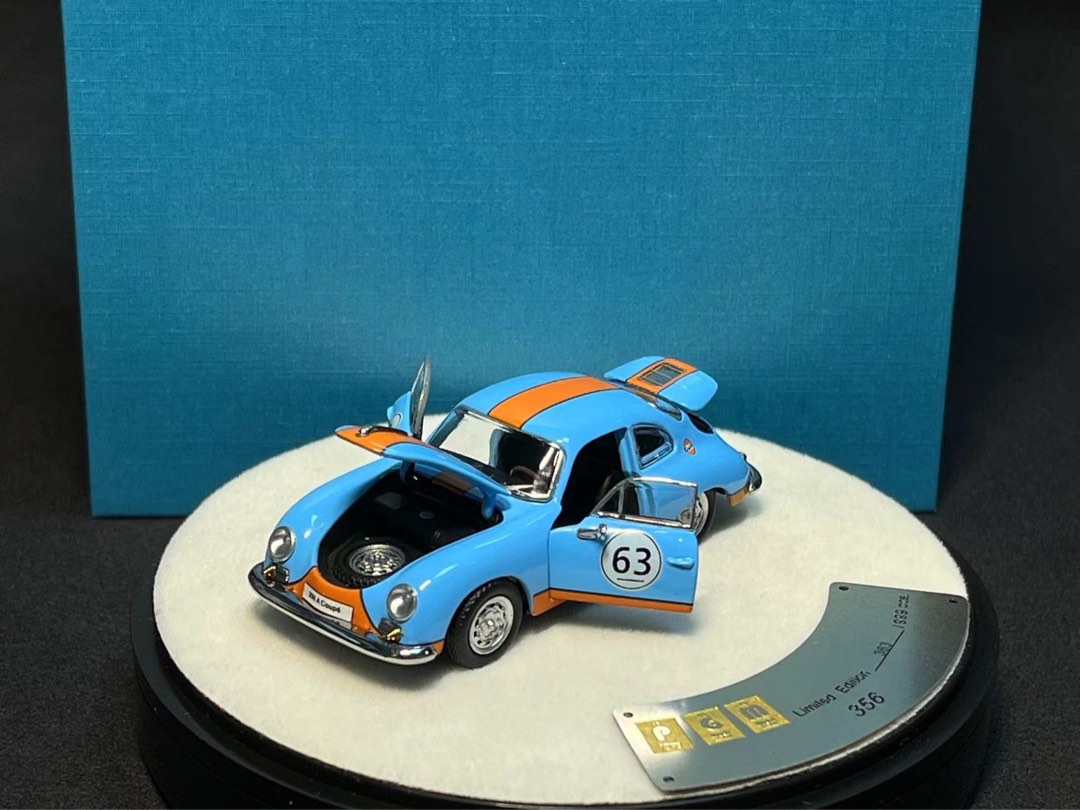 PGM 1/64 Porsche 356 Gulf Design, Hobbies & Toys, Toys & Games on Carousell