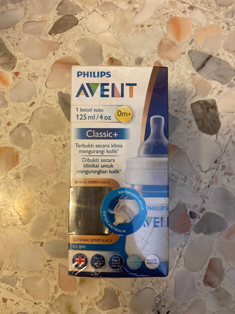 Philips Avent Milk Bottle 125ml, Babies & Kids, Nursing & Feeding ...