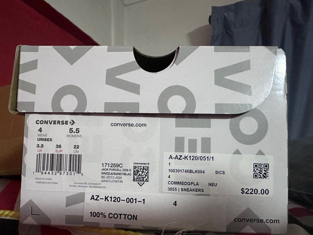 PLAY Converse Jack Purcell, Women's Fashion, Footwear, Sneakers on ...