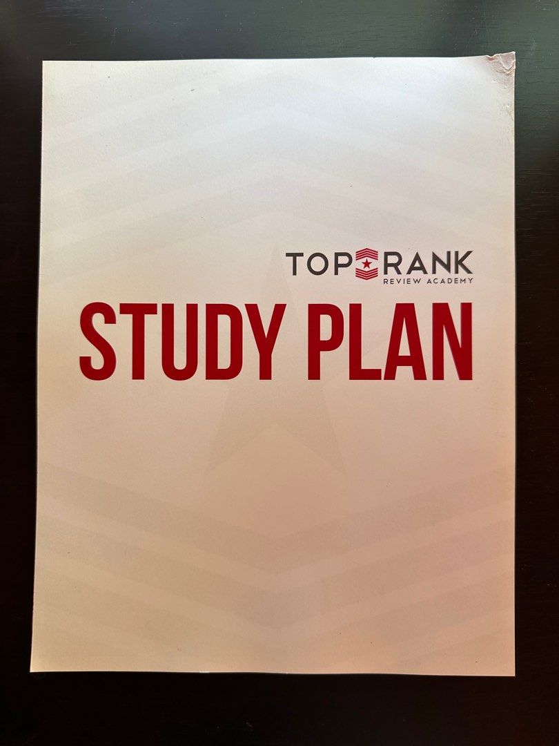 PNLE Reviewers (Toprank Battle Strategies + Study Plan) on Carousell