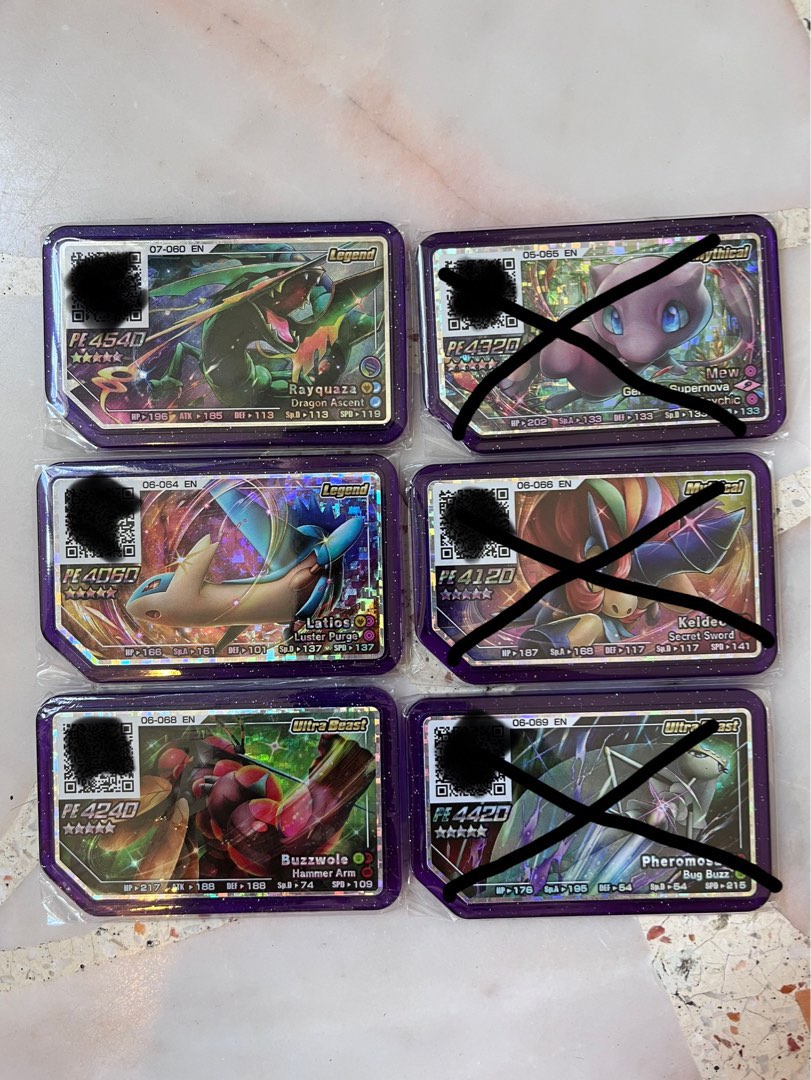 Pokemon Gaole 5 Star - Rayquaza Zygarde Dialga Mew etc, Hobbies & Toys ...