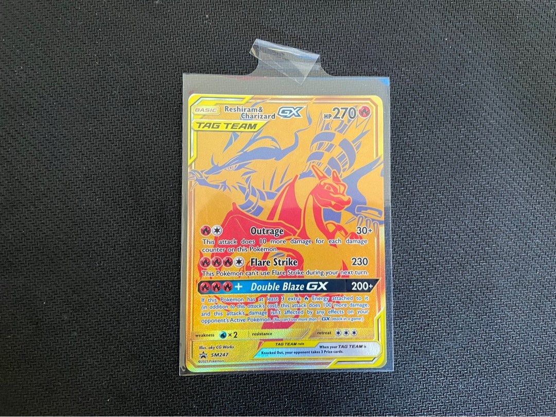 Pokemon Reshiram & Charizard Tag Team GX, Hobbies & Toys, Toys & Games ...