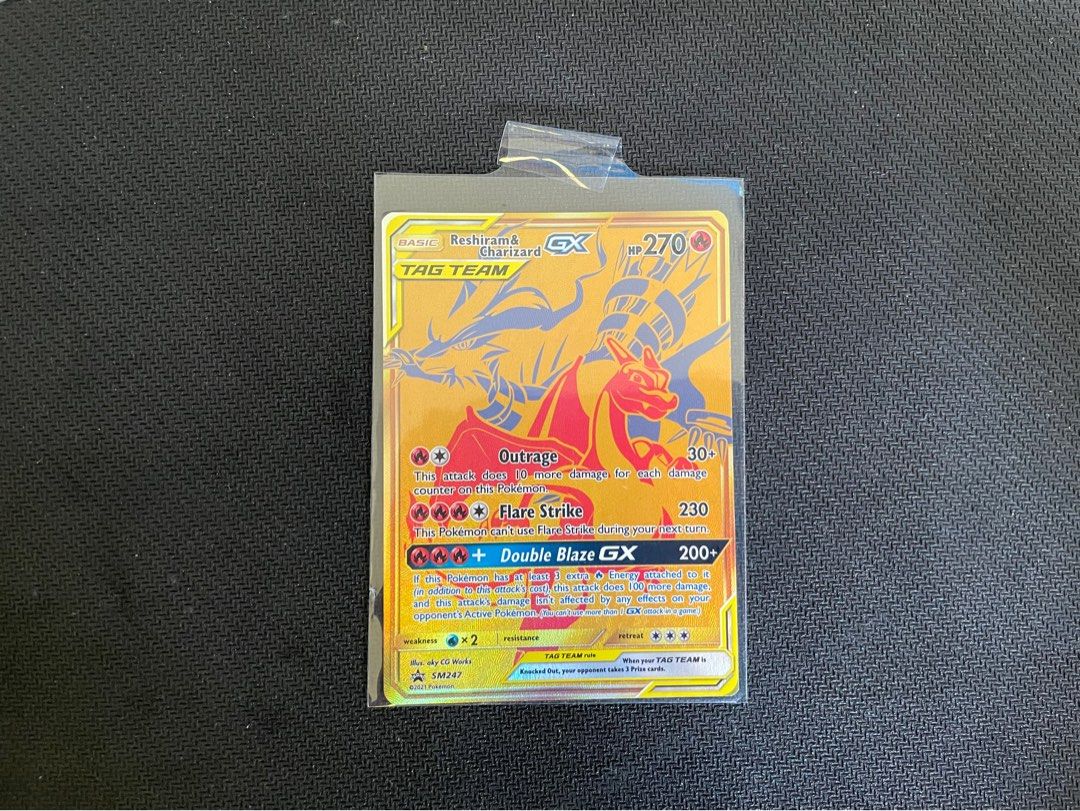 Pokemon Reshiram & Charizard Tag Team GX, Hobbies & Toys, Toys & Games ...