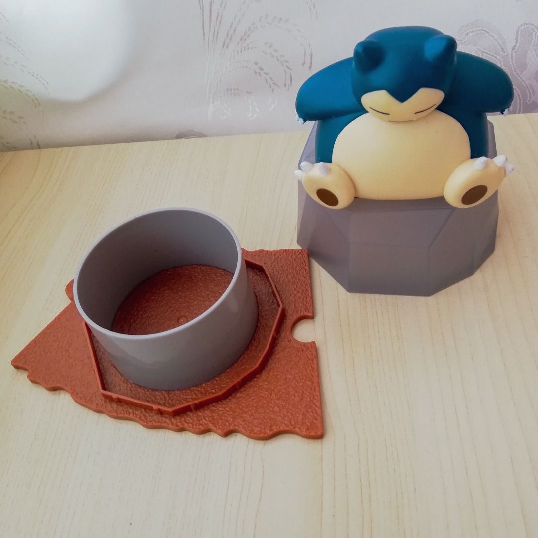 Pokemon Snorlax Figure Mini Container Bidding on Carousell