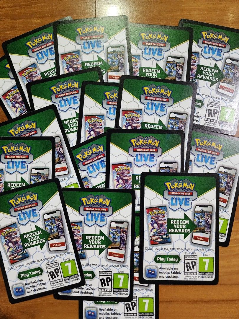 Pokemon TCG Code Cards, Hobbies & Toys, Toys & Games on Carousell