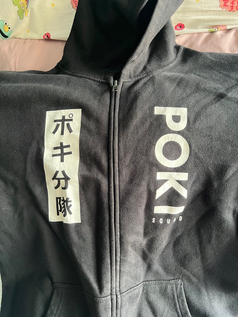 Pokimane Poki squad twitch hoodie limited edition, Men's Fashion, Coats ...