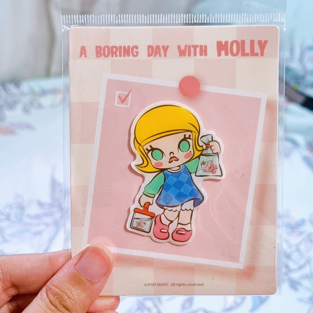 POPMART Molly Sticker, Hobbies & Toys, Memorabilia & Collectibles ...