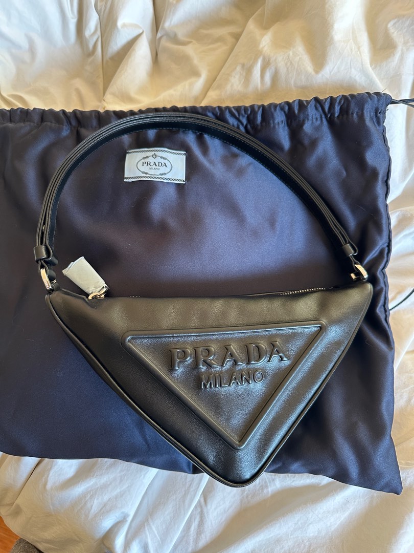 Prada Triangle Bag, Luxury, Bags & Wallets on Carousell