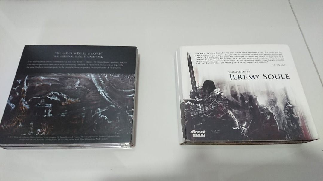 [Pre-Owned] Very Rare SIGNED Copies of Skyrim and Guild Wars 2 CD ...