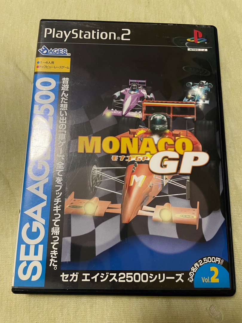 PS2 Monaco GP Shea ages 2500 Vol.2, 電子遊戲, 電子遊戲, PlayStation - Carousell