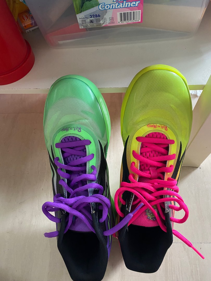 Puma mb0.2 rick and morty, Women's Fashion, Footwear, Sneakers on Carousell