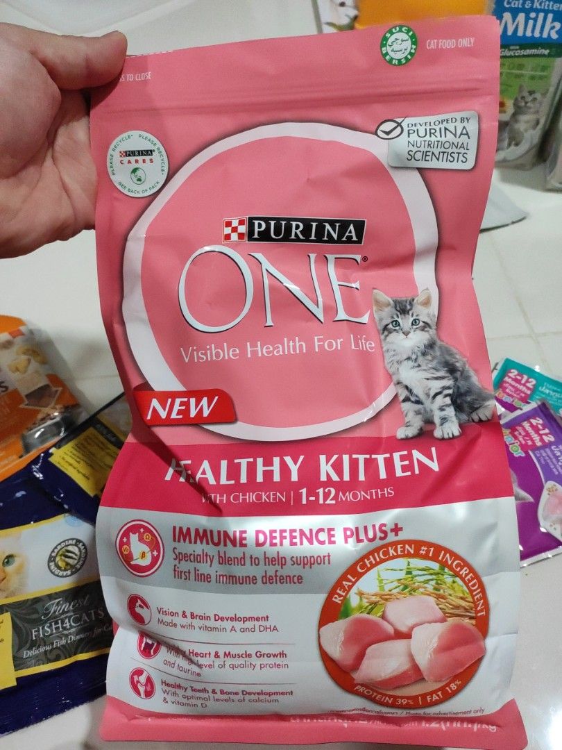 Purina One Healthy Kitten Kibble, Pet Supplies, Pet Food on Carousell