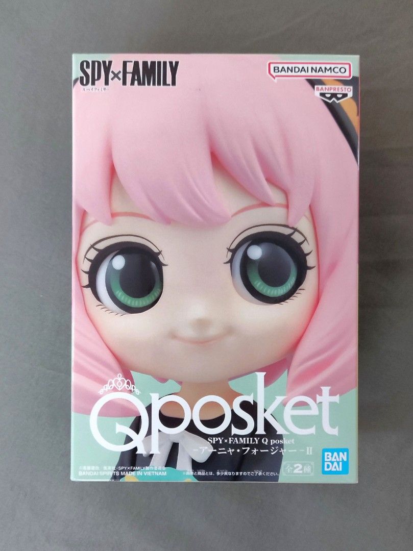 Q Posket : Spy x Family - Anya Forger II Ver.A Figure, Hobbies & Toys, Toys & Games on Carousell