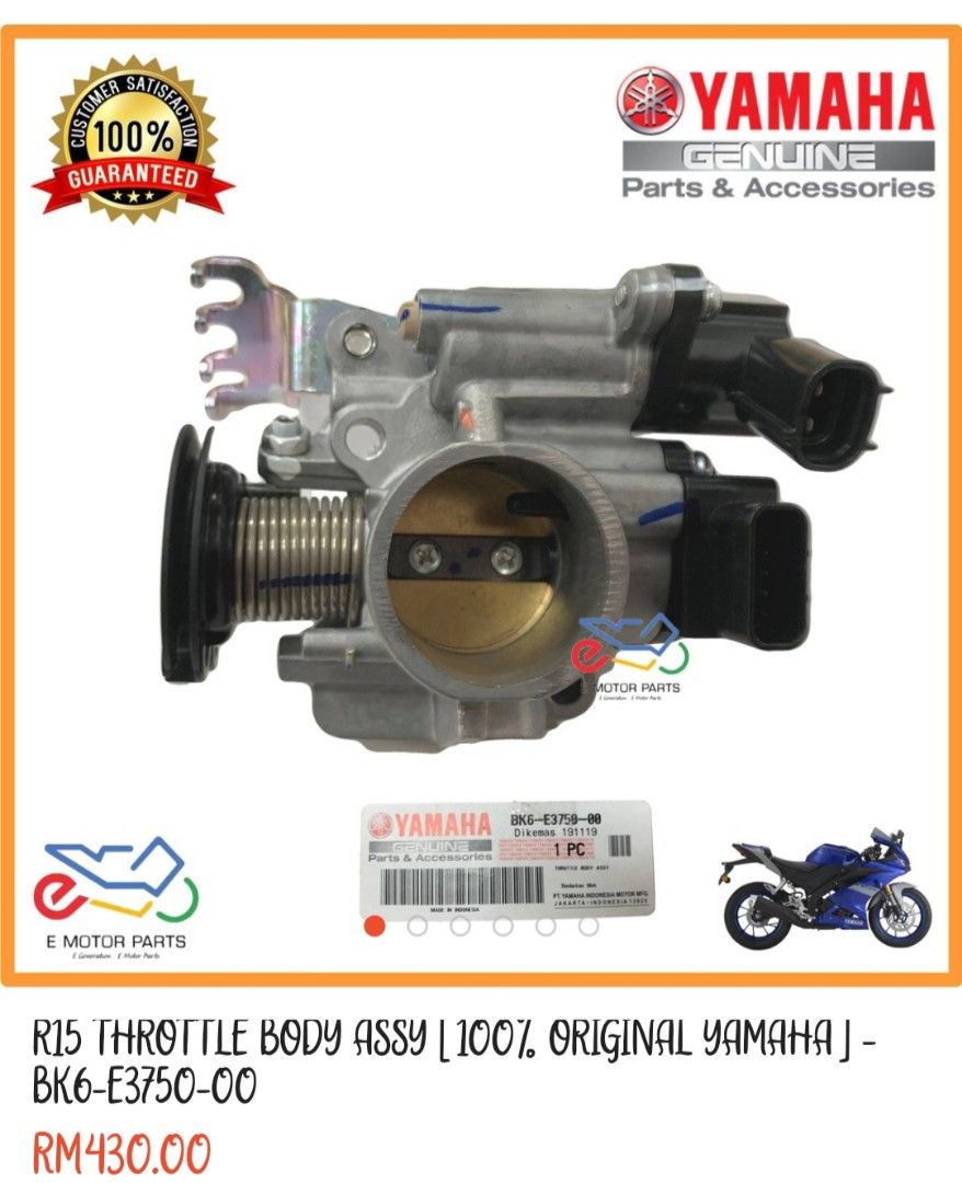 R15 throttle body assembly, Motorcycles, Motorcycle Accessories on ...