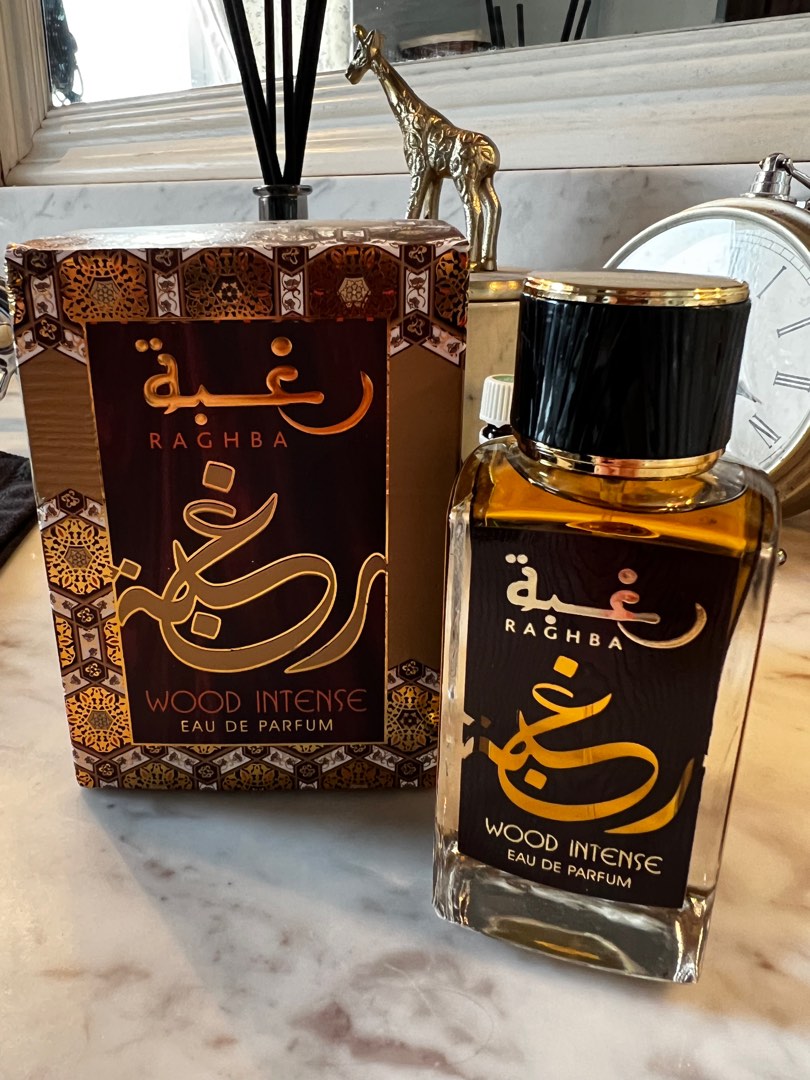 Raghba Wood Intense (Lattafa), Beauty & Personal Care, Fragrance ...