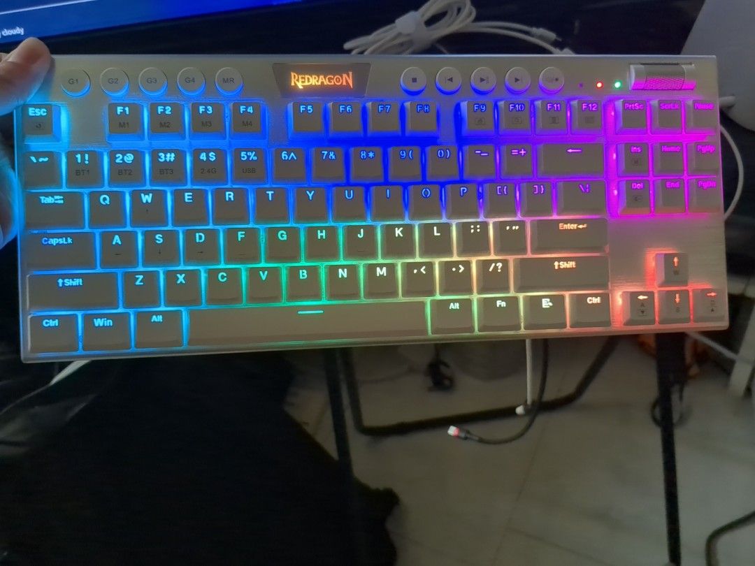 Reddragon Multi PC Wireless Mechanical Keyboard - Red Switch, Computers ...