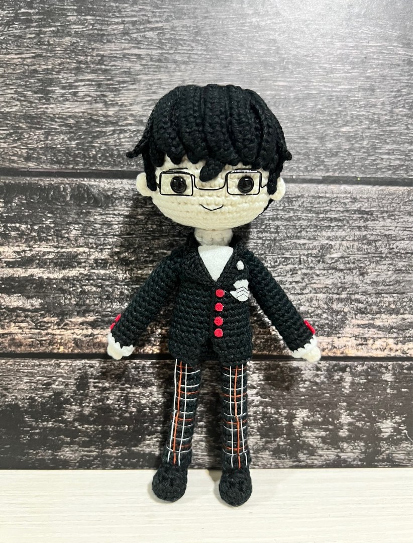 Ren Amamiya Persona 5 Protagonist Guy Handmade Crochet Doll, Hobbies ...