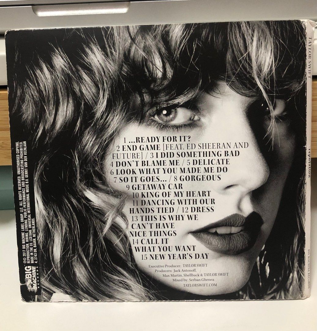 taylor swift reputation cd, Hobbies & Toys, Music & Media, CDs & DVDs ...