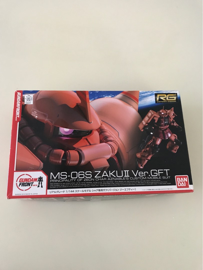 Rg ms-06s zaku 2 ver gft Gundam, Hobbies & Toys, Toys & Games on Carousell