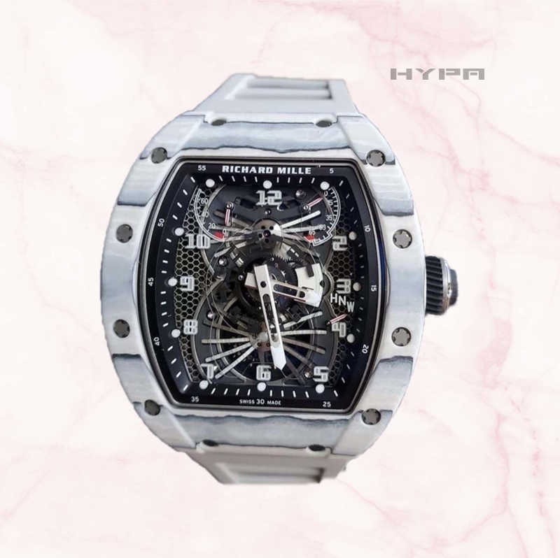 Richard Mille RM 022 Tourbillon Aerodyne White Carbon, 名牌, 手錶 - Carousell