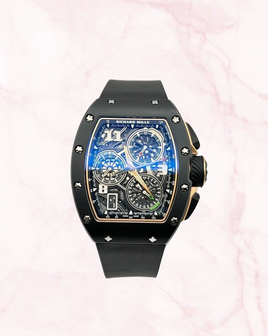 Richard Mille RM 72-01 Black Ceramic, 名牌, 手錶 - Carousell