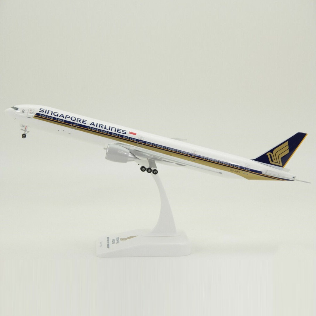 *RARE* RISESOON SKYMARKS SINGAPORE AIRLINES BOEING 777-312ER 9V-SWF ABS ...