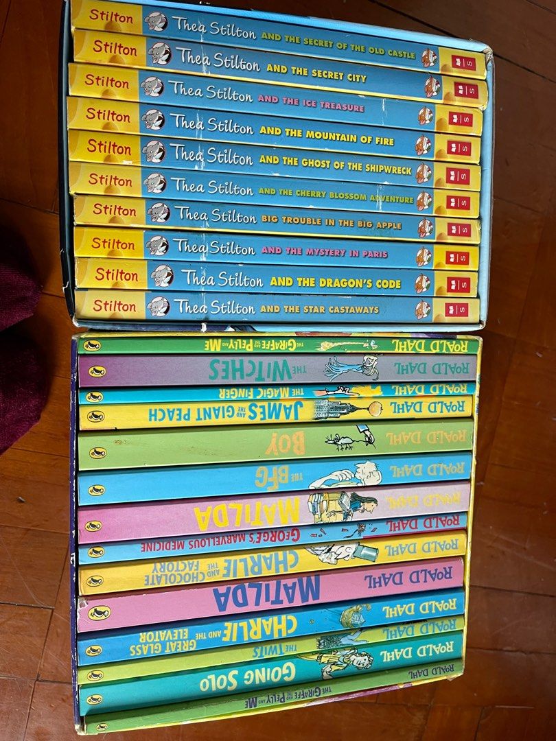 英文老師推薦的課外書（Roald Dahl /Thea Stilton), 興趣及遊戲, 書本 & 文具, 小朋友書 - Carousell
