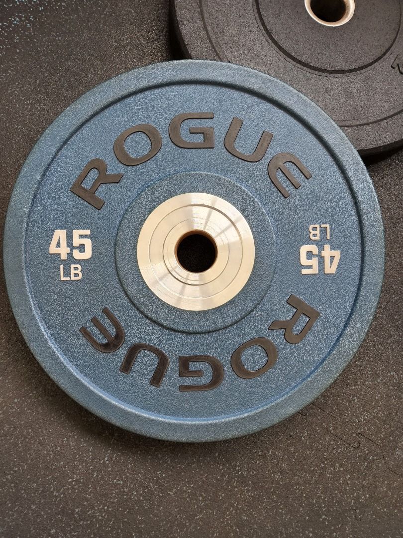 Rogue 45lbs/20kg weight plates, Sports Equipment, Exercise & Fitness ...