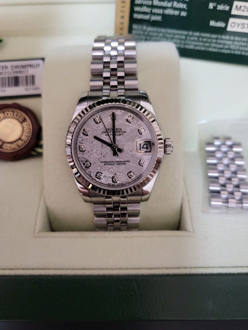 Rolex Datejust Meteorite dial 178274, Luxury, Watches on Carousell