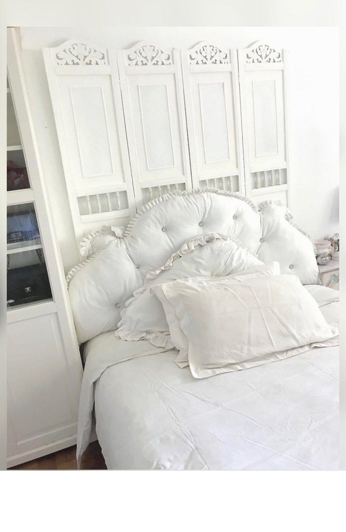 FRENCH VICTORIAN VINTAGE Room divider/partition / bed headboard ...