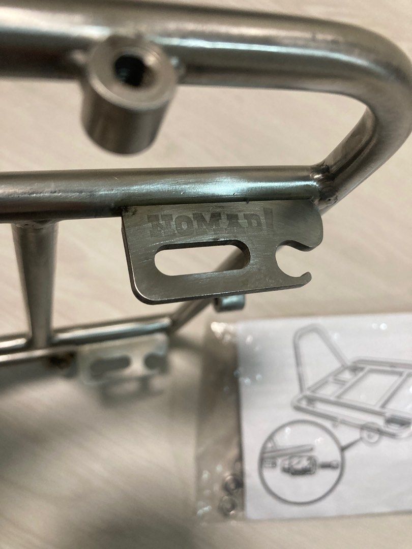 Ruck Rack Nomad Front Rack Raw Stainless Steel 304 Handmade (BNWB ...