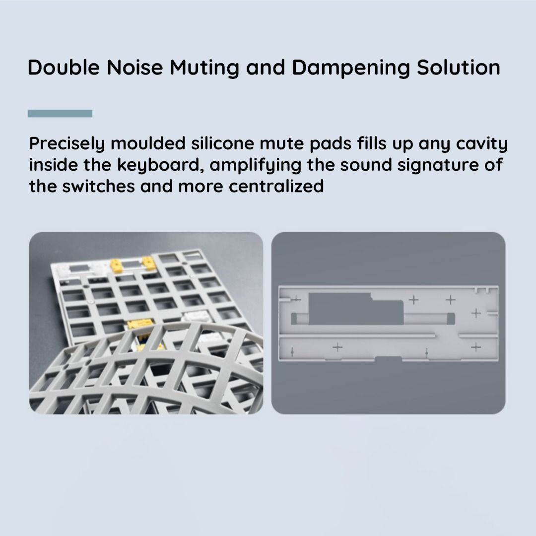 RX980 98% 1800 Layout Fully Hotswappable RGB Wireless Mechanical ...