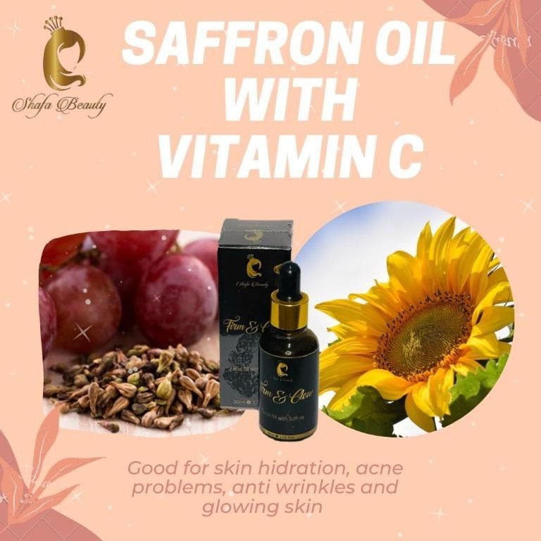 Safron oil with vitamin c by Shafa beauty, Beauty & Personal Care, Face ...
