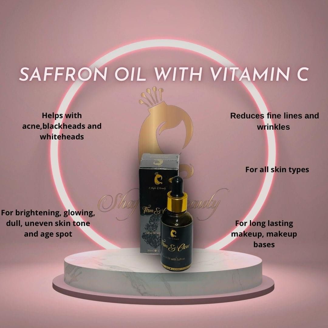 Safron oil with vitamin c by Shafa beauty, Beauty & Personal Care, Face ...