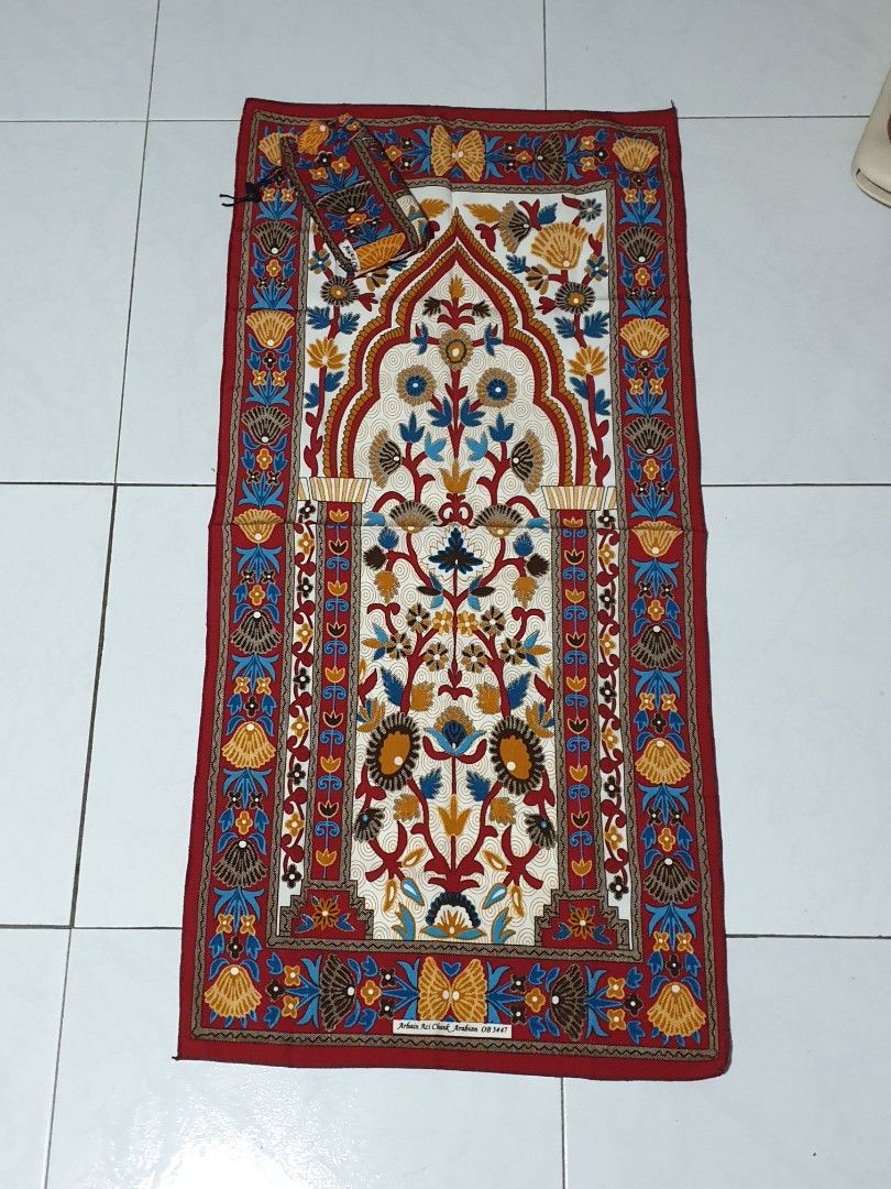 Sajadah for muslim prayer 50 x 100 cm, Furniture & Home Living, Home ...