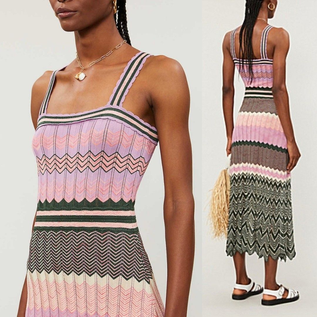 Sandro Knit Maxi Dress On Carousell