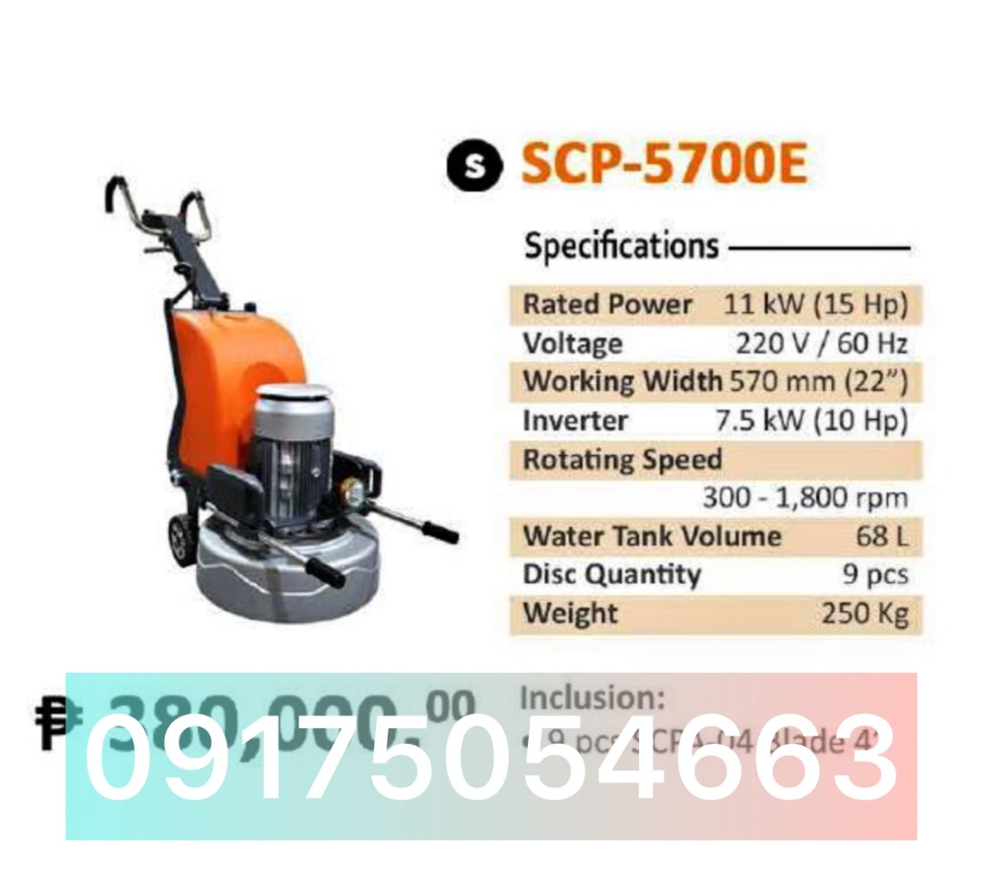 SCP-5700E Concrete Planer on Carousell